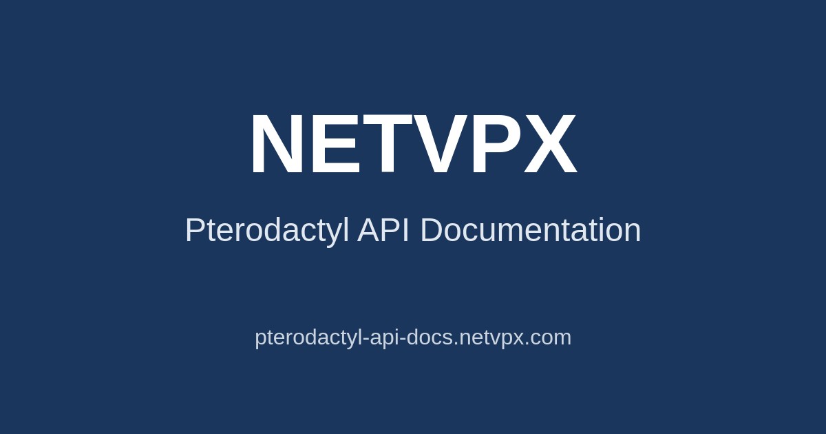 User Management | NETVPX Pterodactyl API Documentation